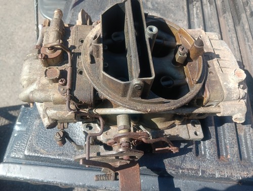 Holley 4 Barrel Carburetor Spread Bore 6711 650 CFM Double Pumper.1971 ...