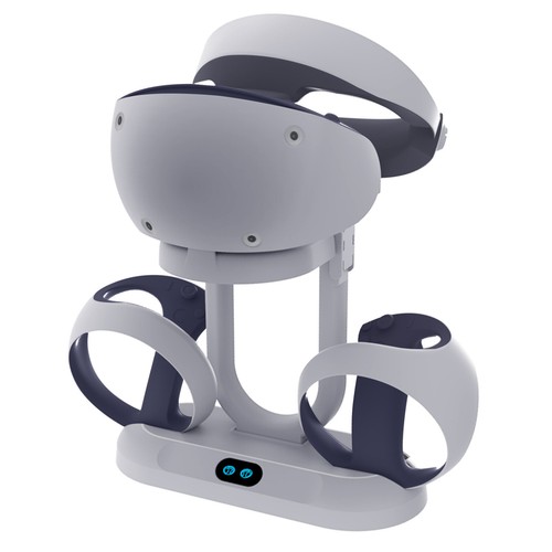 For PS VR2 Handle Charging Base with Storage Glasses Holder PSVR2 ...