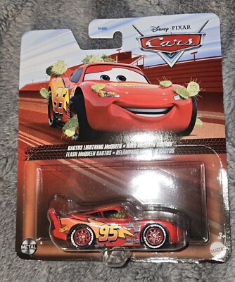Mattel - Disney Pixar's Cars Die-Cast - CACTUS LIGHTNING MCQUEEN [HTX85 ...