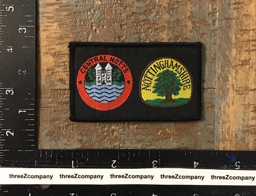 Vintage Central Notts Nottinghamshire England Woven Travel Souvenir ...