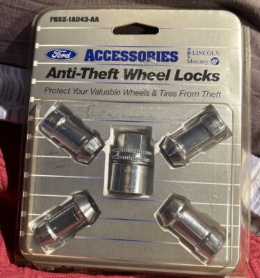 Ford Escape Lincoln MKZ Ranger Anti-Theft Wheel Lock Lug Nut Kit F6SZ ...