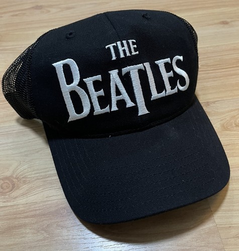 NWT THE BEATLES EMBROIDERED ADJUSTABLE SNAPBACK HAT CAP CLASSIC LOGO ...