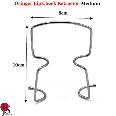 Oringer Retractor Medium Dental Self Retaining Cheek & Lip Metal Wire ...