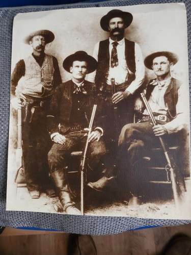 ANTIQUE OLD WEST REPRO PHOTO PRINT 4 TEXAS RANGERS COWBOYS on stock | eBay