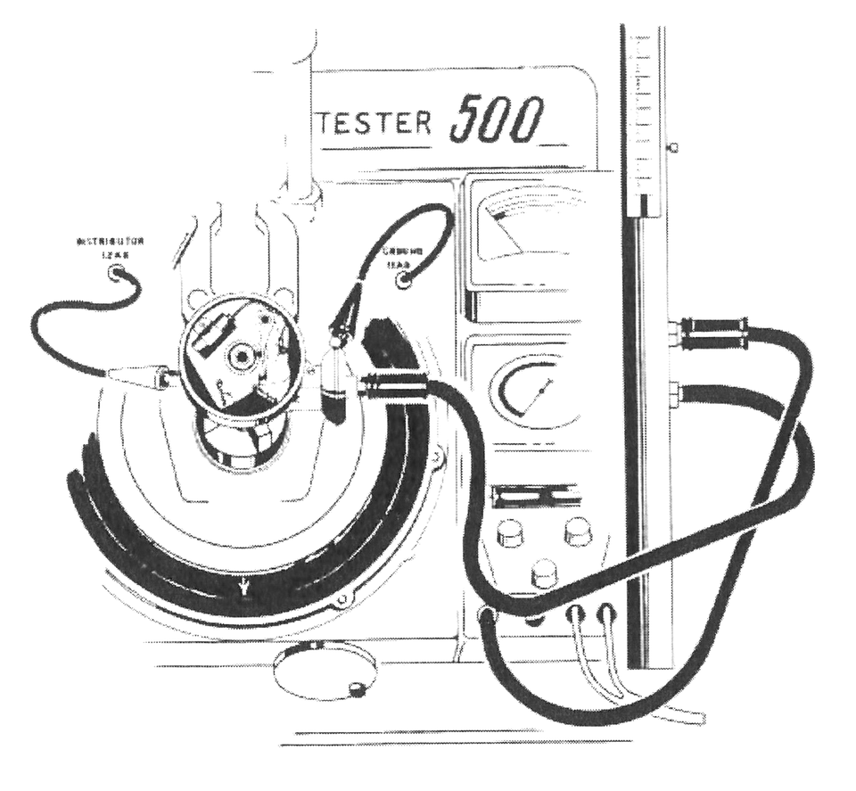 SUN Distributor Tester Instruction Manual Model 400 500 Syncrograph Sun ...