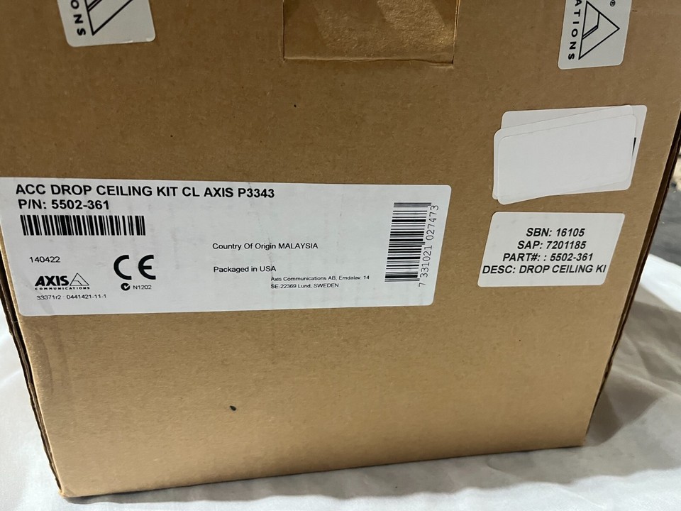 NEW IN BOX Axis Drop Ceiling Mounting Bracket P3344 5502-361 | eBay