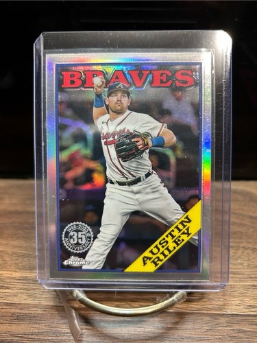 Austin Riley 2023 Topps Chrome REFRACTOR 1988 Insert #88BC-3 Atlanta ...