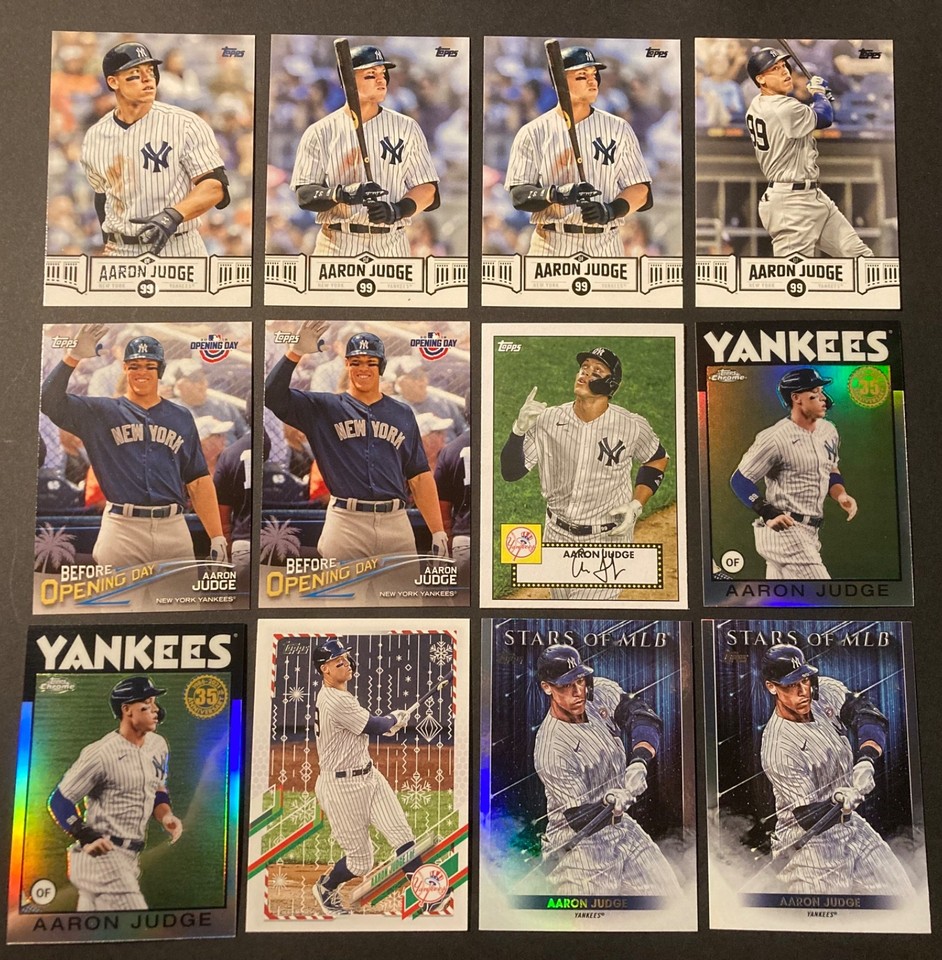 Aaron Judge 111 Card Lot Base Inserts Parallels New York Yankees 2018 ...