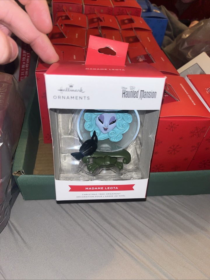 Disney Hallmark Ornaments Haunted Mansion Madame Leota Ornament Raven ...