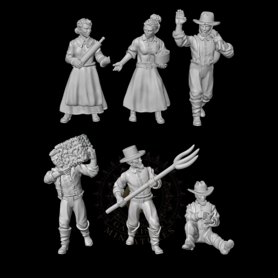 Western Farmers: Wild West 28mm Wargame and Diorama Miniatures | eBay