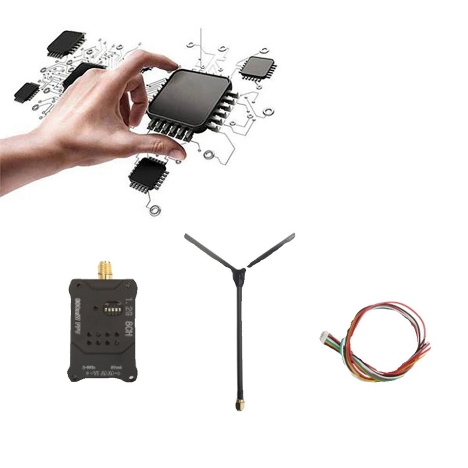 1,2 G 800 MW FPV VTX-Sender 8-Kanal Audio-Video-Sender für FPV ...