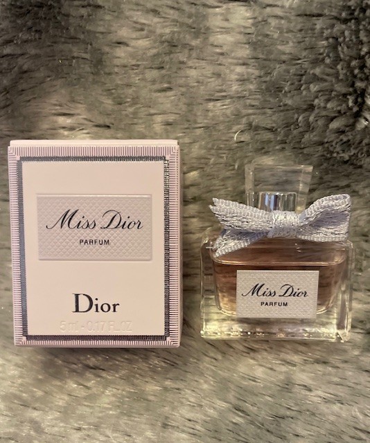NIB DIOR MISS DIOR PARFUM PERFUME SPLASH MINI TRAVEL SIZE BOTTLE .17 FL ...