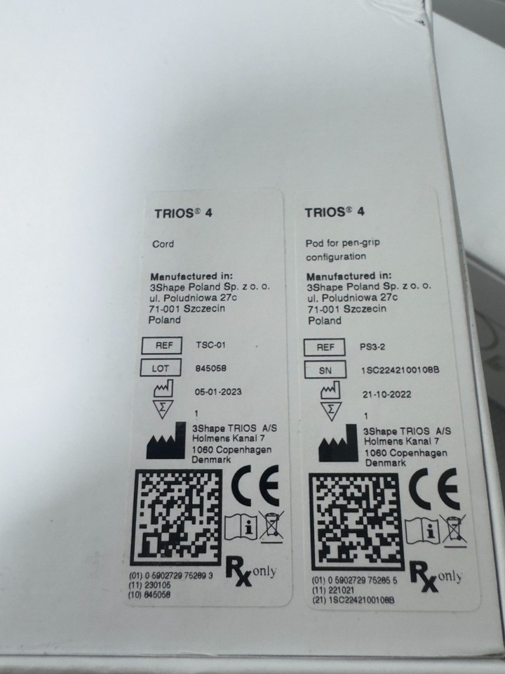 3Shape Trios 4 Wired Accessories Pod Kit New Open Box SEE VIDEO! | eBay