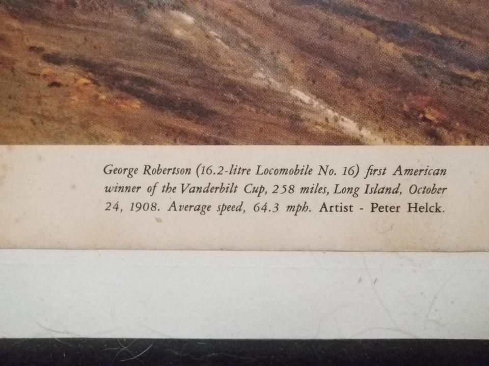 Vanderville Cup Race Orginal 1963 Print By Peter Helck Signed | eBay