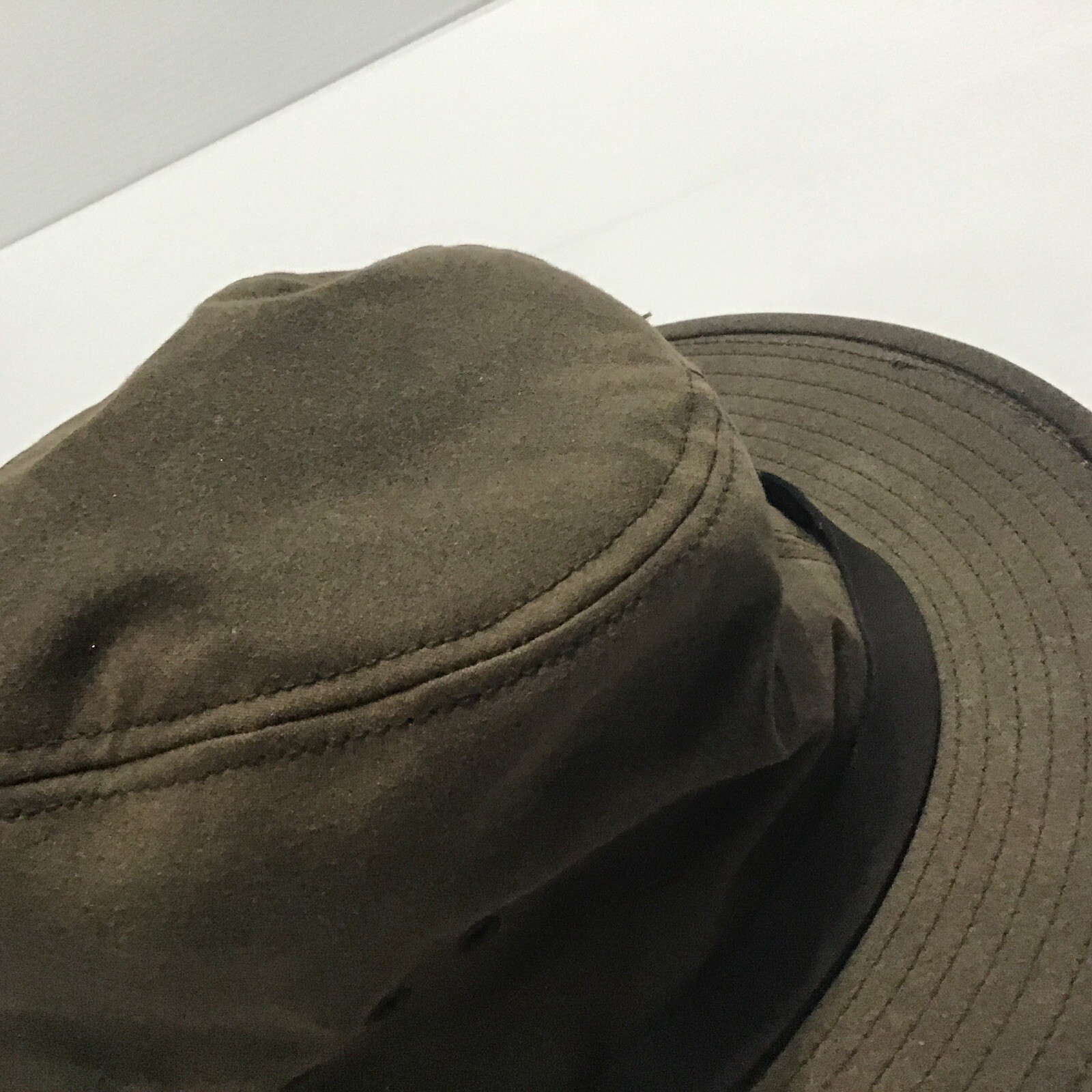 Genuine Filson Brown Tin Cloth Packer Hat 15-SH Size … - Gem