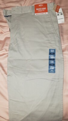 DOCKERS Flyweight Collection Khakis Straight Fit Pants 34 x 29 NWT | eBay