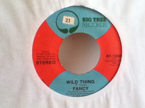 FANCY 7" VINYL SINGLE , WILD THING / FANCY | eBay