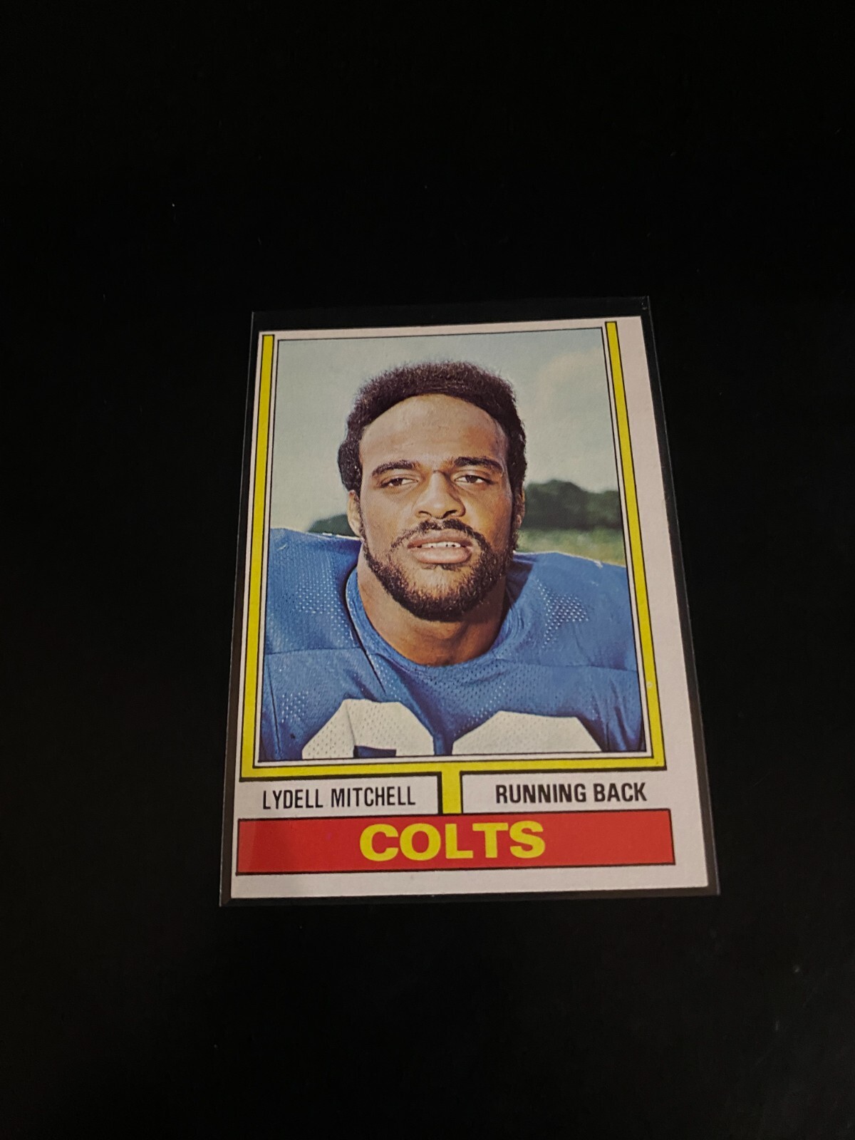 Lydell Mitchell 1974 Topps Football Card Colts 69 NRMT+ PWE | eBay