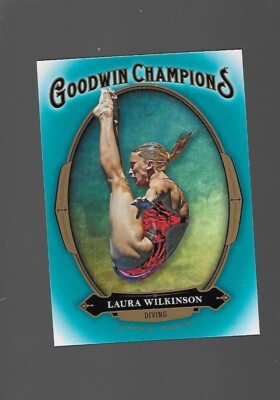 RARE BLUE!" Laura Wilkinson, Upper Deck Goodwin Champions | eBay