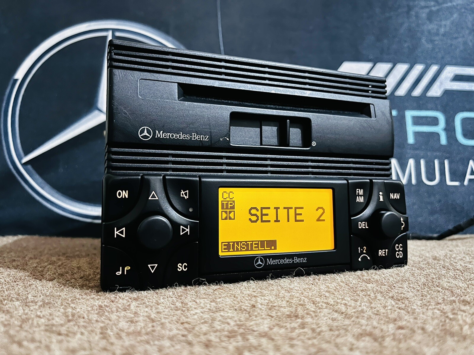 Mercedes W140 APS BT-2 Bosch Control Unit BO1150 RDS Cassette/CD ...