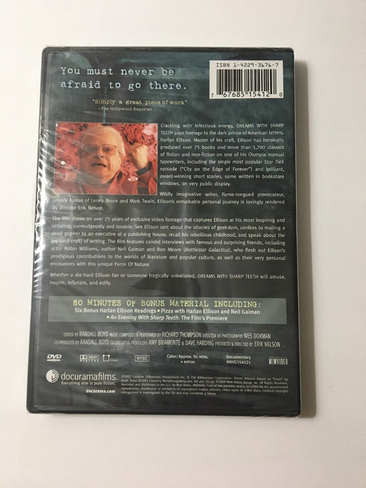 Dreams with Sharp Teeth (DVD, 2009) 767685154120| eBay