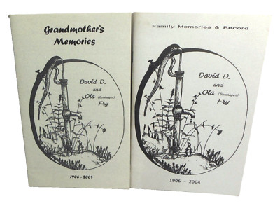 AMISH LOT Family Memories Records David Ola Bontrager Fry Orley Yoder ...