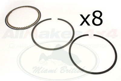 LAND ROVER PISTON RING SET x8 RANGE P38 DISCOVERY STC1427 AM4x4 | eBay