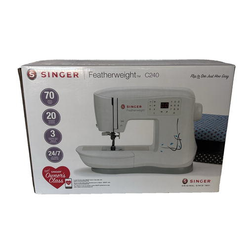 Singer sewing machine Featherweight C240, new in box unopened | eBay