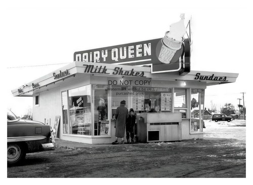 Vintage Dairy Queen Burger Joint Milkshakes Sundaes 5x7 Photo Ebay