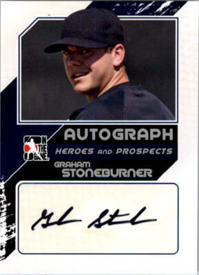 2011 ITG Heroes & Prosp. Close Up Auto Silver #GS2 Graham Stoneburner ...