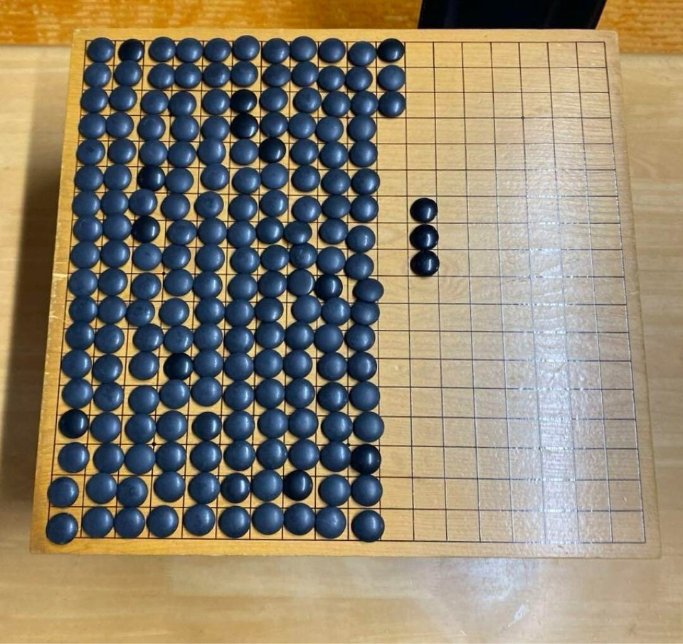 Japanese Go Board Set Premium Wood with Clamshell Stones&Nachiguro Heso ...