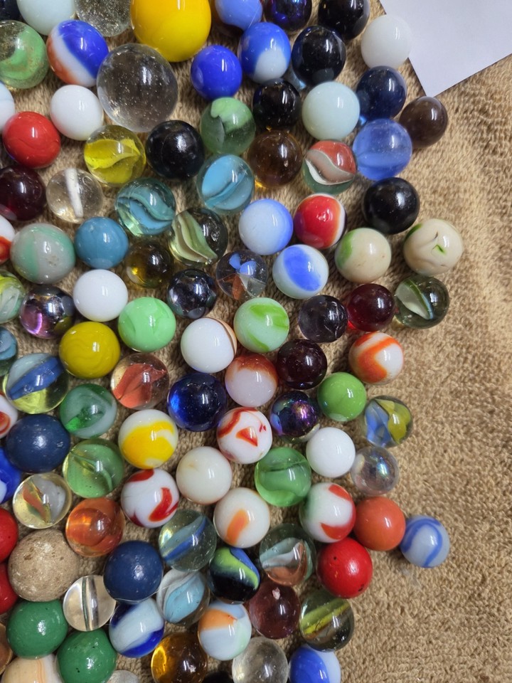Vintage Machine Made Marbles 2.5lb Lot Mixed Makers FREE SHIPPING #3 | eBay