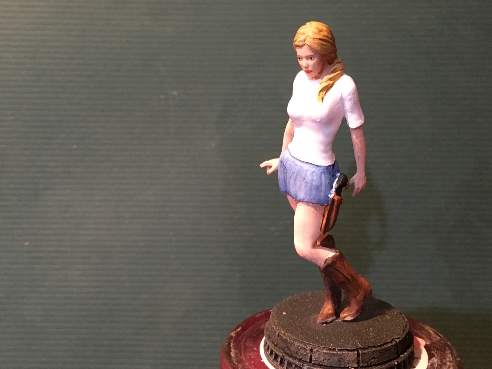 1/24 1/25 or G Scale Resin Model Kit, Sexy action Figure Cow Girl ...