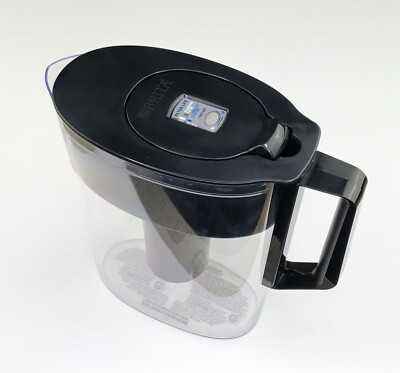 Brita Soho Model No. OB11/OB06 Small Water Filtration Pitcher Black (no ...