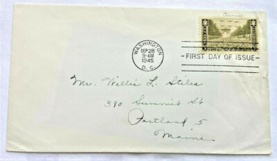 Scott # 934 - 1945 3c Olive, U.S. Army Stamp, First Day Cover | eBay