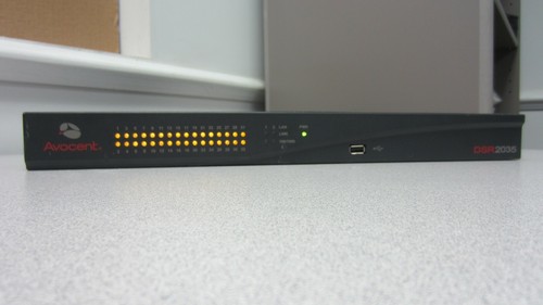 Avocent DSR 2035 32 port KVM Switch Dual Power Supplies Virtual Media ...
