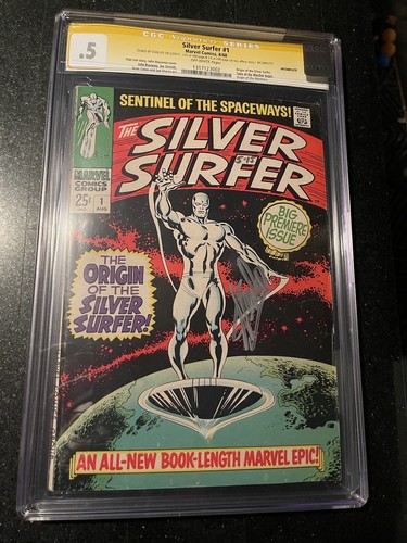 SILVER SURFER #1 CGC .5 1968 SS Signature Stan Lee Key Issue 🔥 | eBay