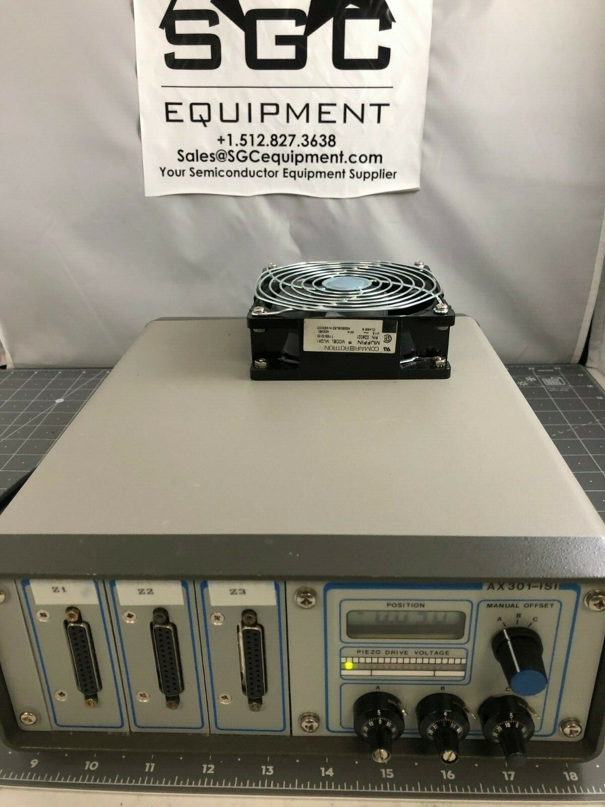 Queensgate Instruments AX301-ISI Control Module w/ Comair Rotron MU2A1 ...