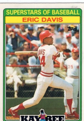 Eric Davis 1988 Superstars of Baseball KAY BEE 7/33 | eBay