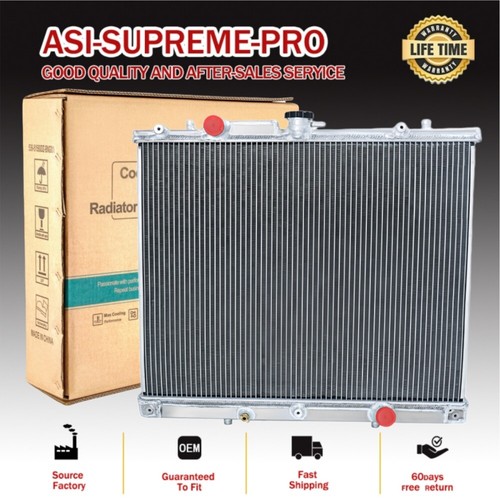 2Row Aluminium Radiator For Mitsubishi TRITON MK 2.8L Turbo Diesel 96 ...