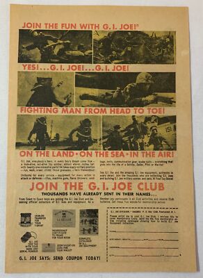 1965 GI JOE ad page ~ JOIN THE FUN WITH GI JOE! | eBay