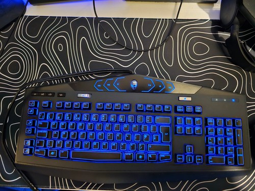 Dell Alienware KG900 TACTX Backlit UK ENGLISH Gaming Keyboard - Used ...