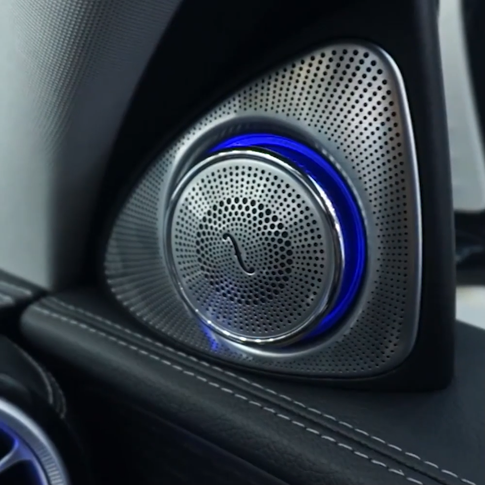 64 Colors 3D Rotation Speaker Tweeter Fits for Mercedes Benz W222 S ...