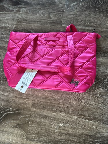 Lug Skyliner Tote Bag In Rosette Pink (rare color with colorful zipper ...