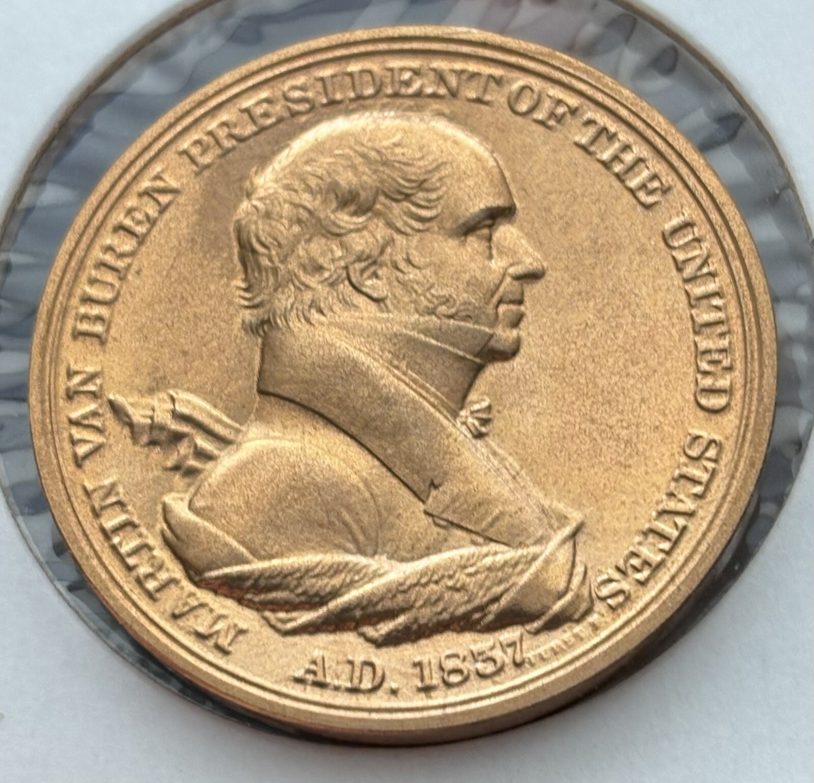 Martin Van Buren 8th President United States Peace And Friendship Medal ...