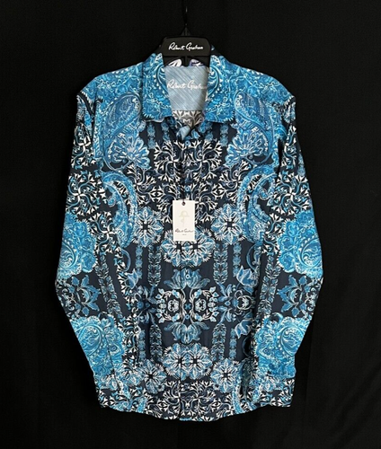 Robert Graham THE GRAND Embroidered $298 XL NWT Classic Fit X-Large | eBay