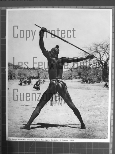 KAO NYARO SOUDAN KORONGO NOUBA LUTTEURS GEORGE RODGER document photo ...
