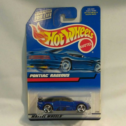 HOT WHEELS MATTEL DIECAST CAR 2000 #119 PONTIAC RAGEOUS BLUE FLAKE ...