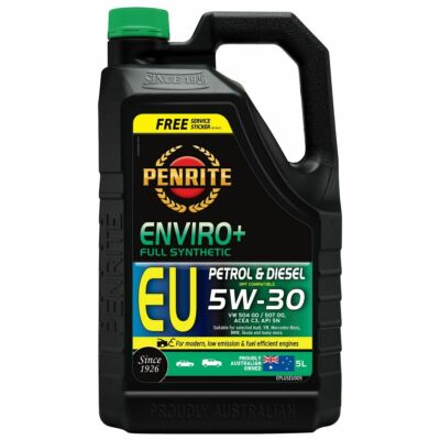 Penrite Enviro + plus EU Synthetic Engine Oil 5W-30 5L EPLUSEU005 ...
