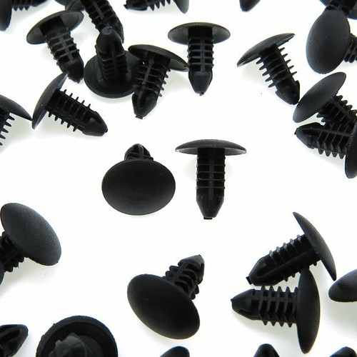 100 Fits 3/16" Hole Bumper Fender Trim Clip Nylon Retainer For Ford For ...